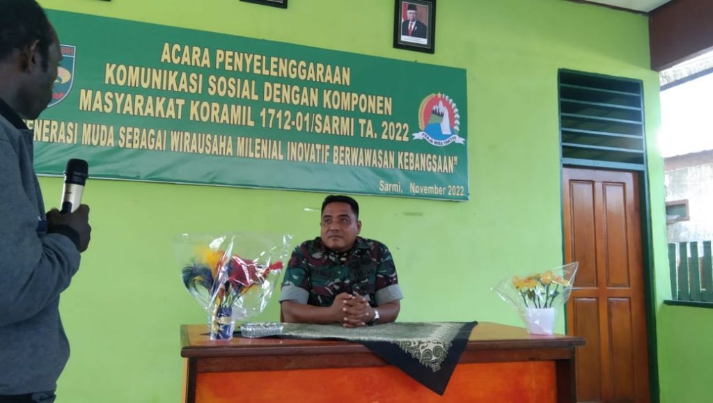 KORAMIL 1712-01 SARMI GELAR KEGIATAN KOMUNIKASI SOSIAL BERSAMA KOMPONEN MASYARAKAT | Kabupaten Sarmi
