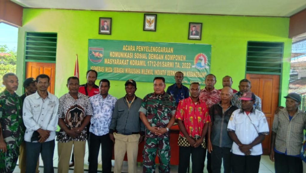 KORAMIL 1712-01 SARMI GELAR KEGIATAN KOMUNIKASI SOSIAL BERSAMA KOMPONEN ...